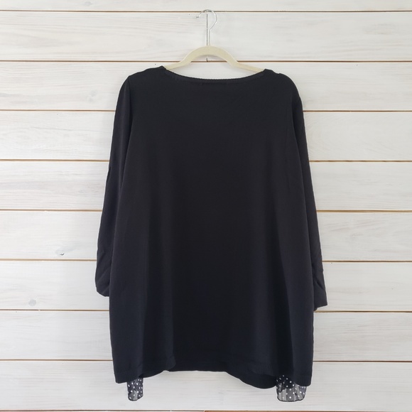 Lane Bryant | Sweaters | Lane Bryant Vneck Soliddots Sweater | Poshmark